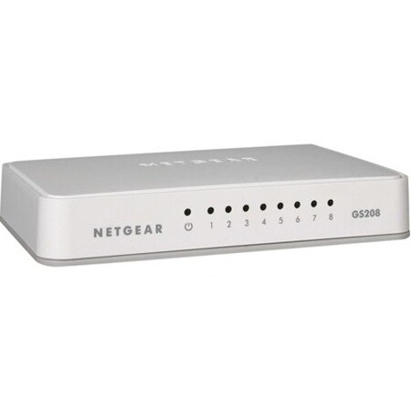 Netgear 8 Port Gigabit Switch, GS208100PAS (GS208-100PAS) | Zoro