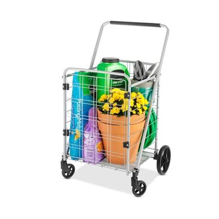 Whitmor Heavy Duty Utility Cart W Door 6318-8585-BB | Zoro