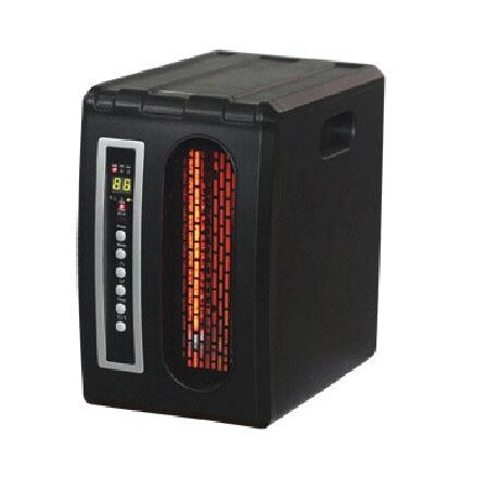 World Marketing Compact Infrared Heater Blk, QDE1320 QDE1320 | Zoro