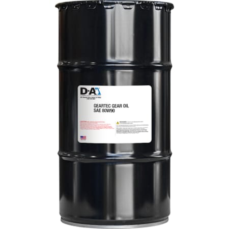 D-A Lubricant Co D-A GearTec Gear Oil SAE 80W90 - 120 Lb Qtr Drum ...