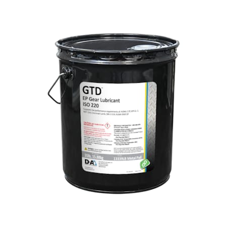 D-A Lubricant Co D-A GTD Gear Oil ISO 220 - 35 Lb Metal Pail 13339LB | Zoro