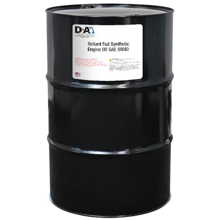 D-A Lubricant Co D-A Reliant Full Synthetic Engine Oil SAE 5W40 - 55 ...
