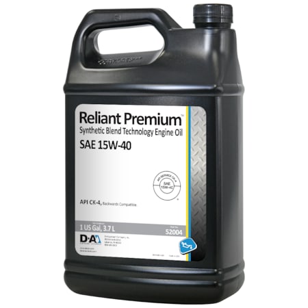 D-A Lubricant Co D-A Reliant Premium Diesel Engine Oil SAE 15W40 - 4/1 ...