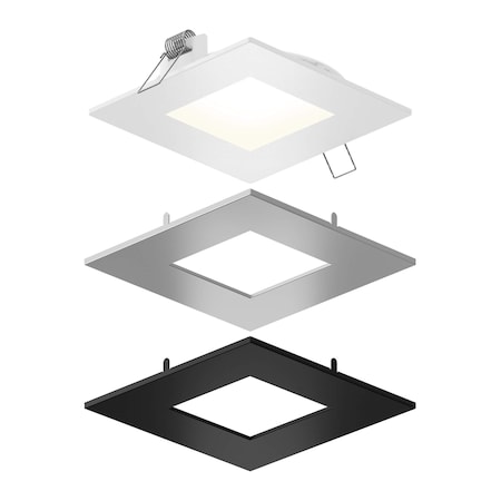 Dals 6 Inch Square LED Recessed Panel Light with Multi Trim SPN6SQ-CC ...