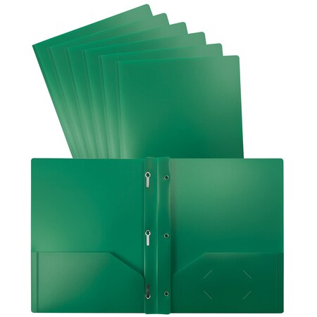 Better Office Products 2 Pocket Heavyweight Plastic Folder Portfolio ...