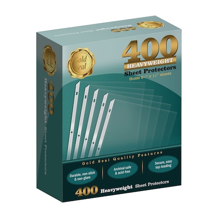 Gold Seal Sheet Protectors, Clear Heavyweight Poly, 8.5in. x 11in ...