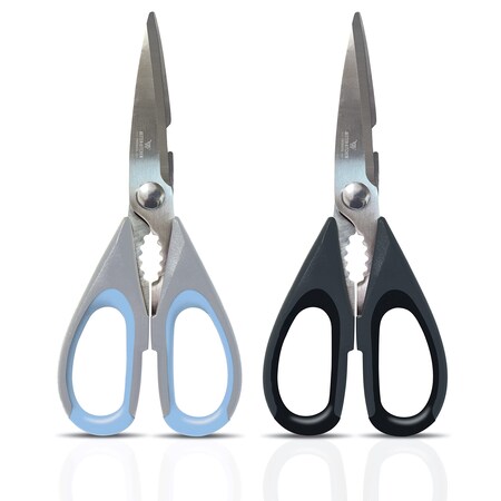 Better Kitchen Products Premium Kitchen Shears, Stainless Steel, 8.75 ...