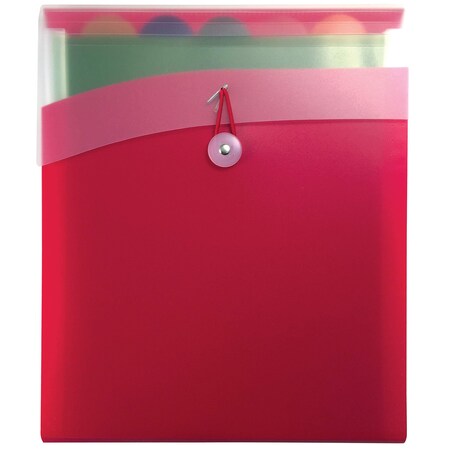 Better Office Products Vertical Expanding Backpack File, 6 Pockets ...