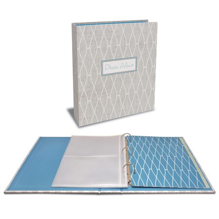 Better Office Products Photo Album Set, 3-Ring Binder 8.5in. x 9.5in ...