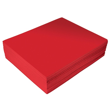Better Office Products EVA Foam Sheets, 9 x 12 Inch, 2mm Thick, Red ...