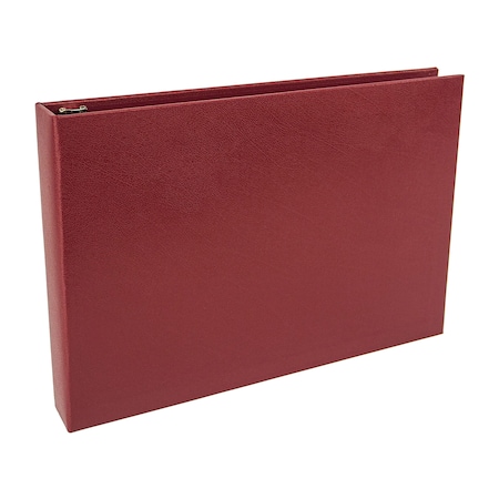 Better Office Products 7-Ring Leatherette Executive Ledger/Check Binder ...