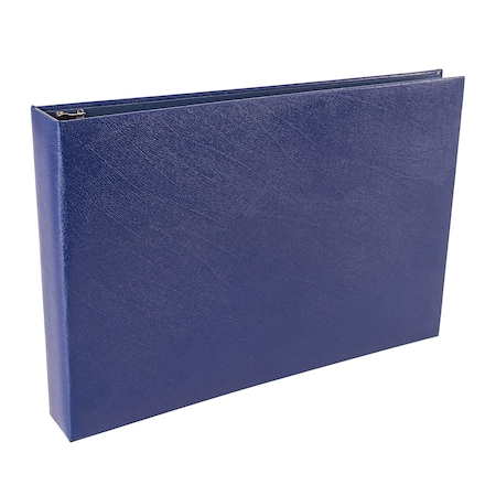 Better Office Products 7-Ring Leatherette Executive Ledger/Check Binder ...