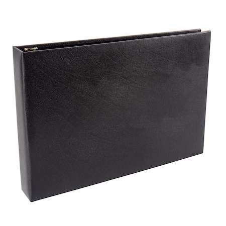 Better Office Products 7-Ring Leatherette Executive Ledger/Check Binder ...