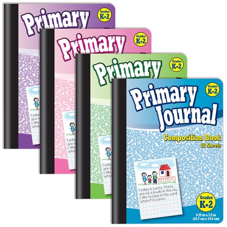 Better Office Products Primary Composition Journal, 4 Fun Colors ...