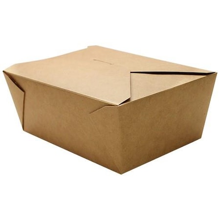 Karat 110 oz Kraft Fold-To-Go Boxes, PK160 FP-FTG110K | Zoro