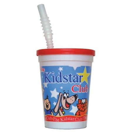 Kidstar Kid12 oz. Kids Cup Set w/ Straw & Lid KS-250 | Zoro