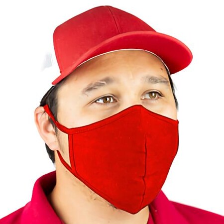 Kng Red Reusable Face Mask, PK5 KNG3790RED | Zoro