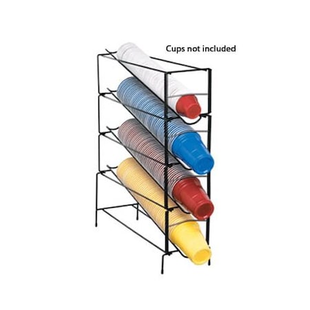 Dispense-Rite 4-Section Angled Wire Cup Dispenser WR-CT-4 | Zoro