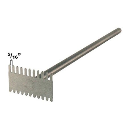 Imperial Old Style Grooved Griddle Scraper 12115 | Zoro