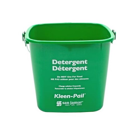San Jamar 6 qt Kleen-Pail® Green Soap Bucket KP196GN | Zoro