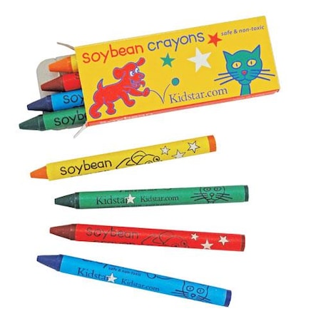 Kidstar KidSoybean 4-Pack Crayon Boxes, PK250 KSCRAY4PK | Zoro