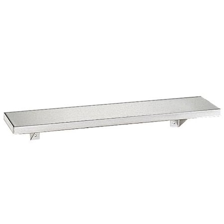 Bobrick 5 in x 16 in Stainless Steel Shelf B-295X16 | Zoro