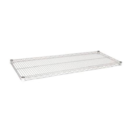 Olympic 24 in x 48 in Chromate Finished Wire Shelf J2448C | Zoro