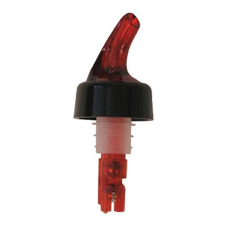 Commercial Posi-Pour 1 oz Red Liquor Pourer, PK12 86410 | Zoro