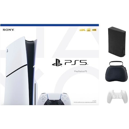 Playstation Sony - 5 Slim Console - White With Accessories 1000039671B ...