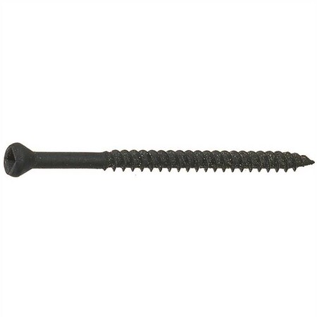 Grip-Rite Wood Screw, 1-5/8 in, Phosphate Coated Trim Head Square Drive ...