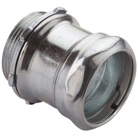 Halex EMT Connector, Compression, Steel, Powder Coated 62312 | Zoro