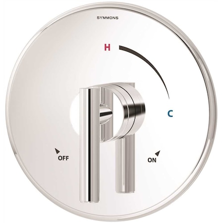 Symmons Dia 1-Handle Shower Valve Trim Kit in Polished Chrome Valve Not ...