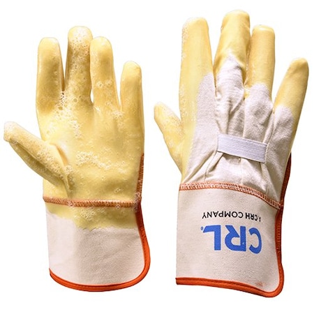 Cr Laurence Gauntlet Cuff Wrinkle Finish Natural Rubber Palm Gloves 12W ...