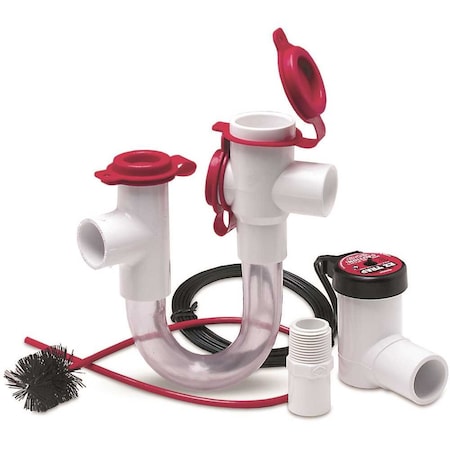 Rectorseal Ez Trap 1.5 GPM 3/4 in. Condensate Trap and Overflow Switch ...