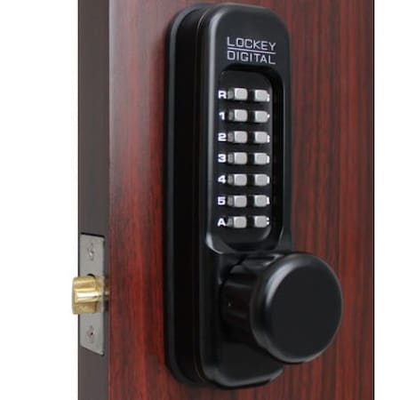Lockey Mechanical Keyless Heavy Duty Knob Lock Single Combination Jet ...