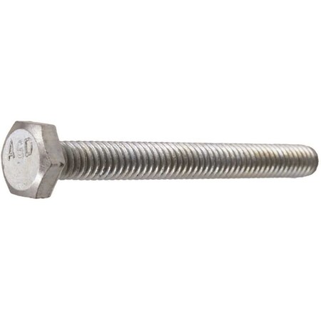 Everbilt Hex Head Cap Screw, Zinc Plated Steel, 2-1/2 in L, 100 PK ...