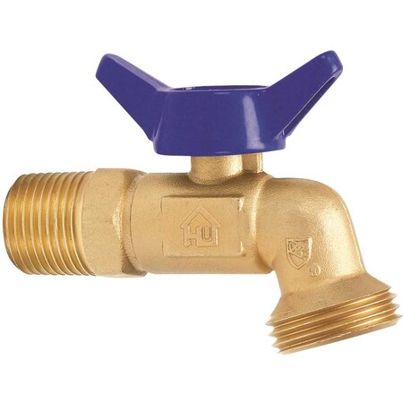 Danco 1/2 in. Brass 1/4 in. Turn MPT x MHT Hose Bibb VHBQTCC3EB | Zoro