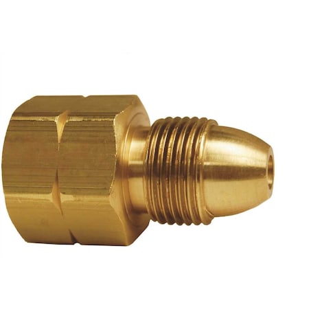 Mec Single Piece Adapter Brass M Pol x 1/2 in. FNPT ME357 | Zoro