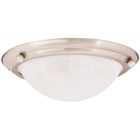 Monument 15-1/2 x 4-3/4 in. Flush Mount Ceiling in Fixture Uses Two 75 ...
