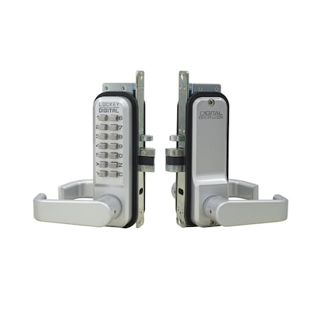 Lockey Mechanical Keyless Narrow Stile Lever Lock Single Combination ...