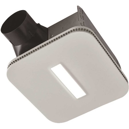 Broan-Nutone Easy to Install 80 CFM Bathroom Exhaust Fan with LED Clean ...