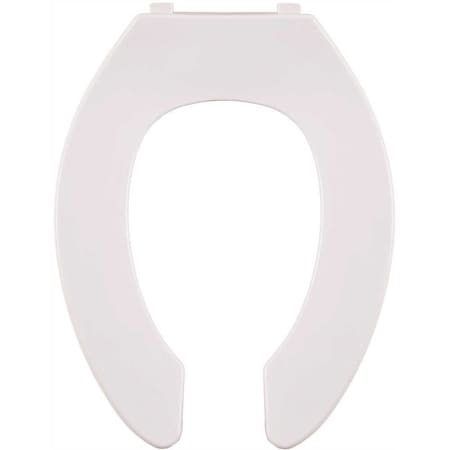 Premier Heavy-Duty Commercial Elongated Open Front Toilet Seat without ...