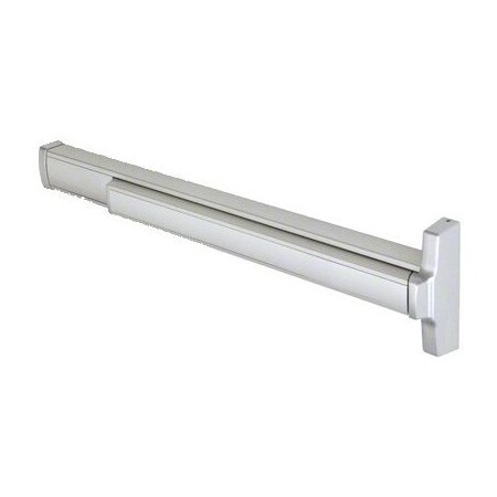 Jackson Satin Aluminum 36 2085 Push Pad Concealed Vertical Rod Right ...