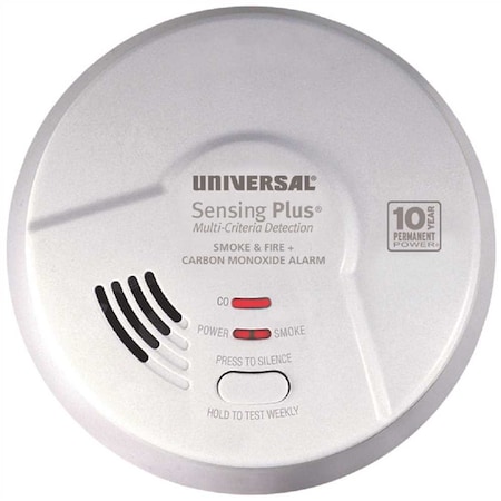 Universal Security Instruments 10-Year Sealed Battery Operated 3 in 1 ...