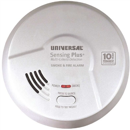 Universal Security Instruments 10 Year Sealed, Battery Operated, 2-In-1 ...