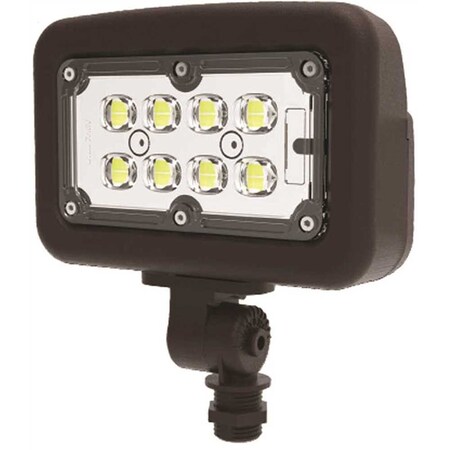 Halco 30W 120-277V Knuckle Line Voltage Bronze Outdoor Integrated LED ...