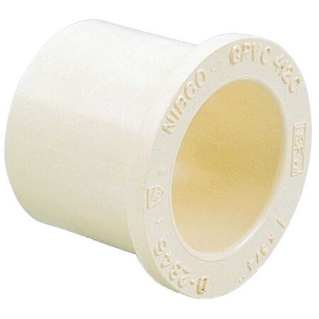 Nibco 2 in. x 1 in. CPVC CTS Spigot x Slip Reducing Bushing Fitting ...