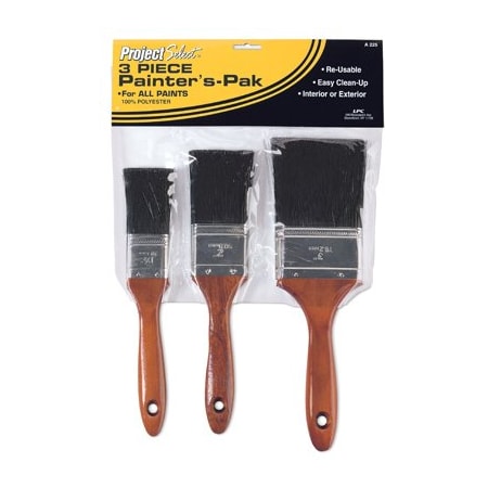 Linzer Paint Brush Set Project Select Assorted in. Flat A225 | Zoro