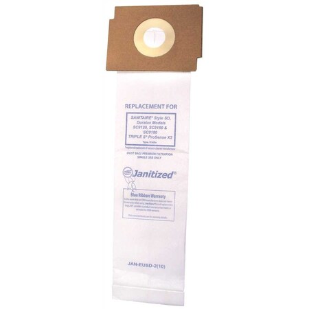 Janitized Vacuum Bag for Sanitaire Style SD and SSS Prosense X2 ...