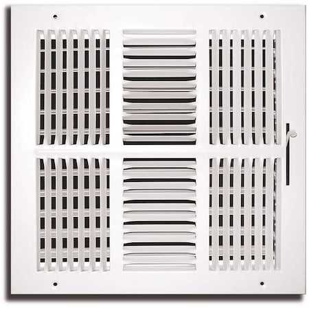 Tru Aire 12 in. x 12 in. 4-Way Wall/Ceiling Register 104M 12X12 | Zoro